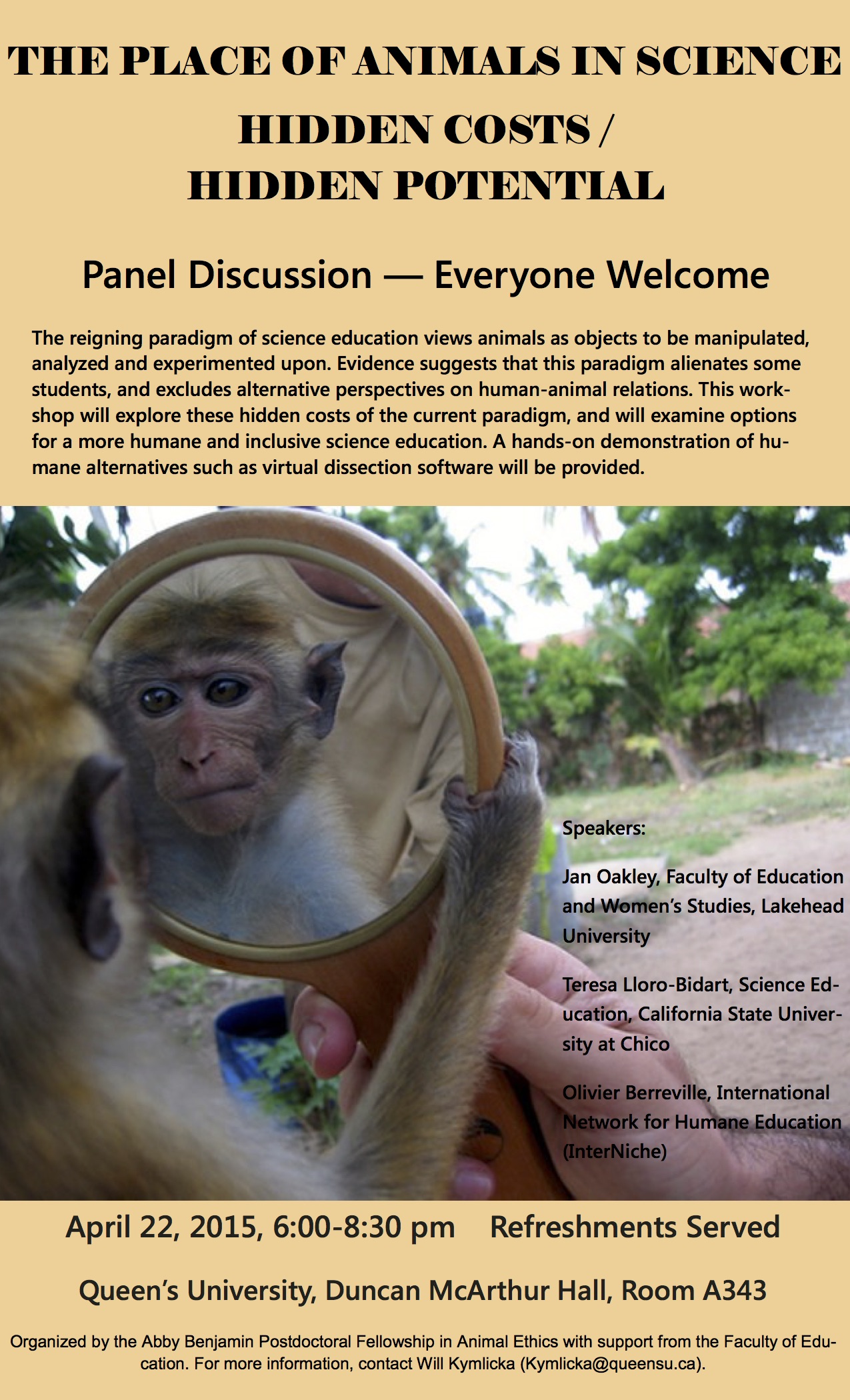 Animals Used for Education | Queen's Animal Defence