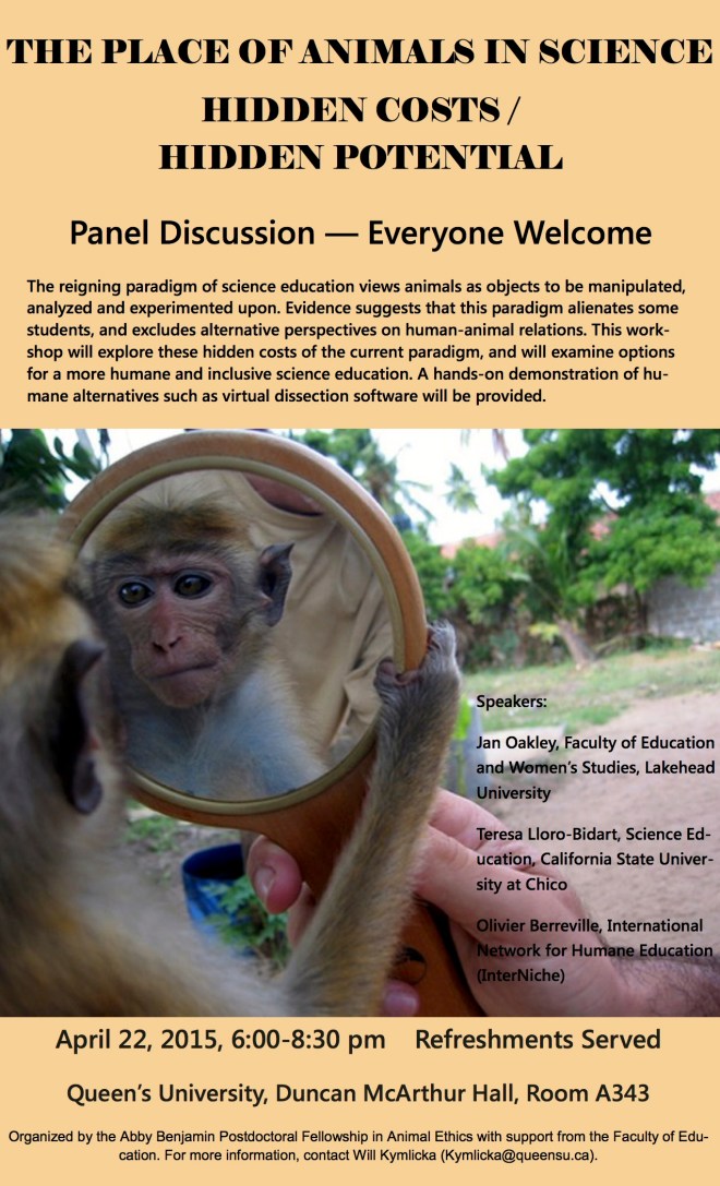 Animals Used for Education | Queen's Animal Defence